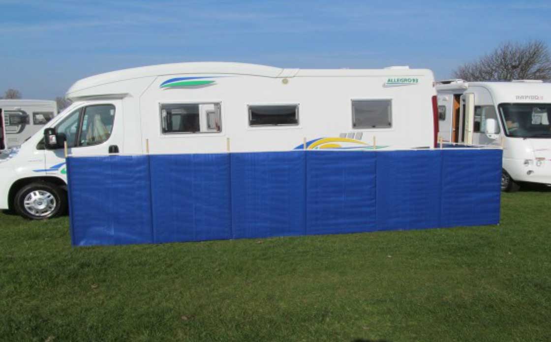 Windbreaks for Caravans and Motorhomes - Cornish Windbreaks