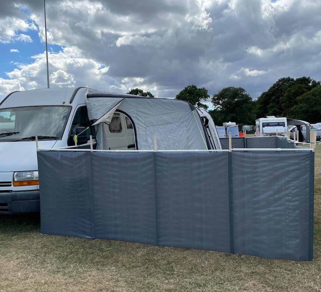 Windbreaks for Caravans and Motorhomes - Cornish Windbreaks